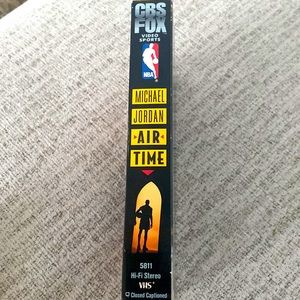 NBA | Media | Vintage 996 Michael Jordan Air Time Vhs Cbs Fox Video Nba ...